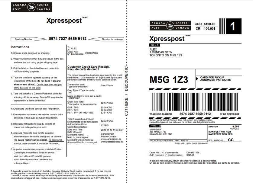 Learn About Tracking Number Formats Canada Post Learn About Tracking Number Formats Canada Post