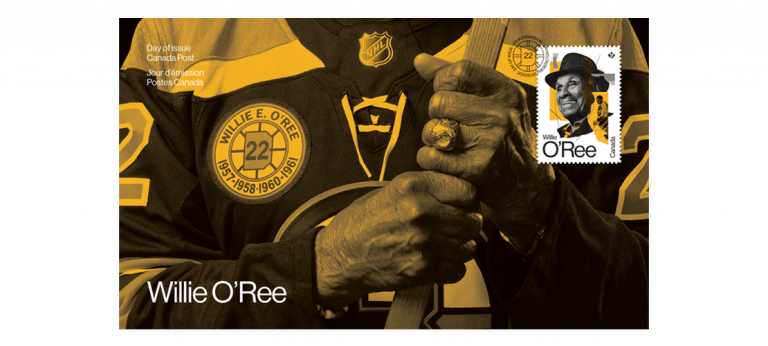 Stamp celebrating first Black player of the NHL® "an honour beyond my ...