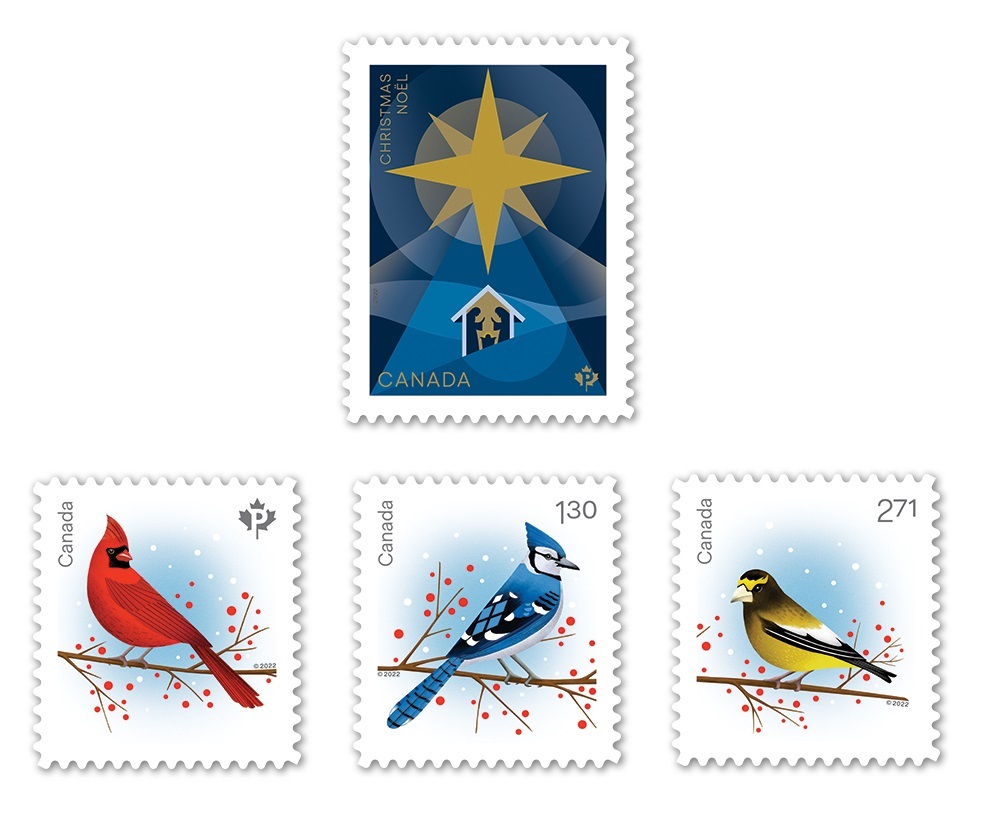 2024 Christmas Stamps Evelyn Marigold