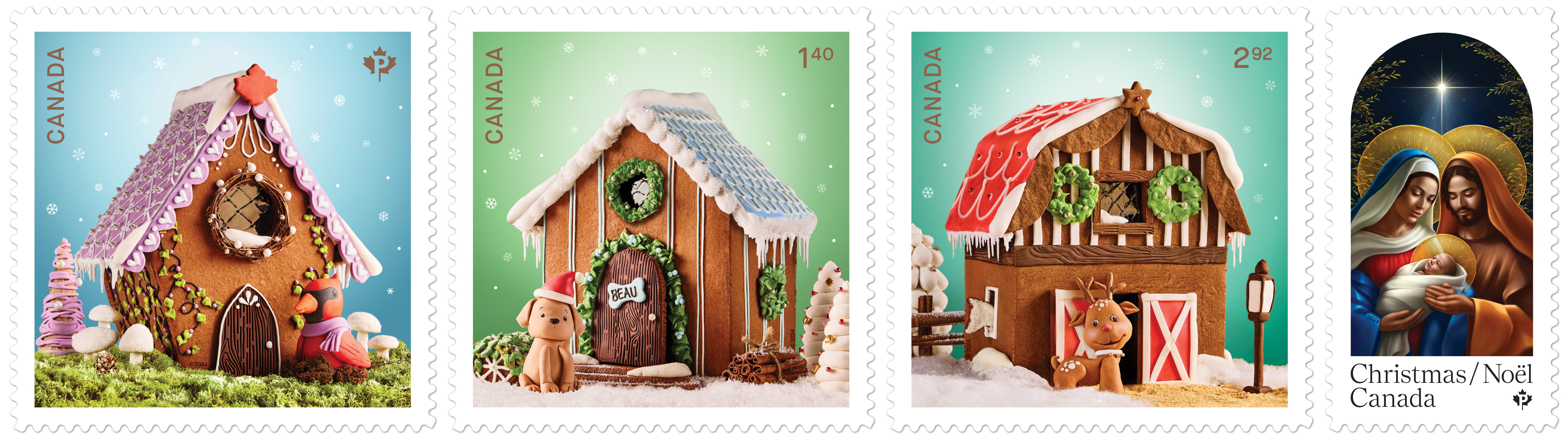 New stamps celebrate Christmas and the holiday season | Canada Post