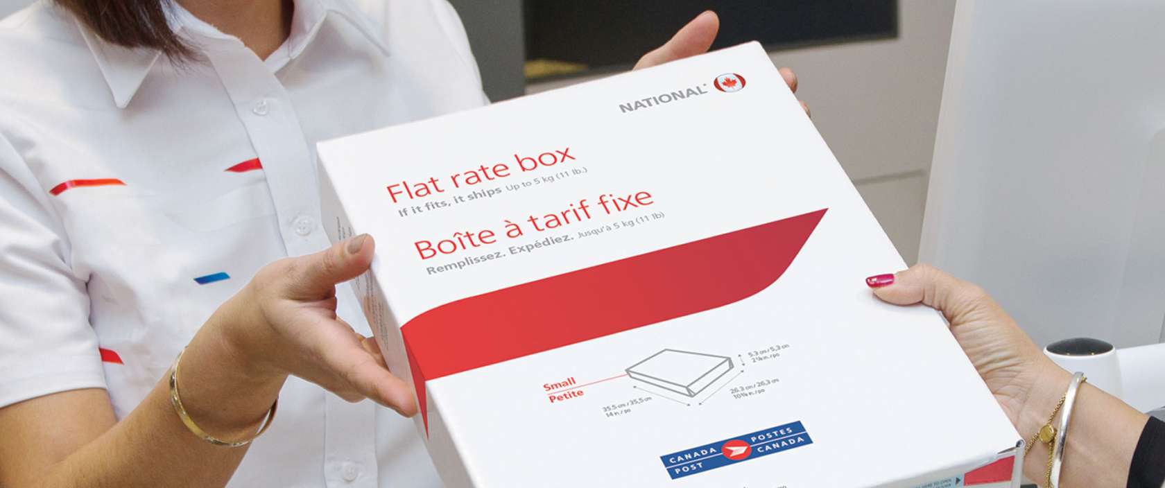 Send A Flat Rate Box Personal Canada Post