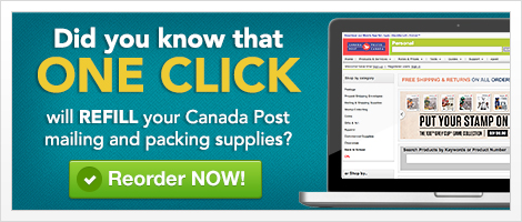 Did you know that One Click will REFILL your Canada Post mailing and ...